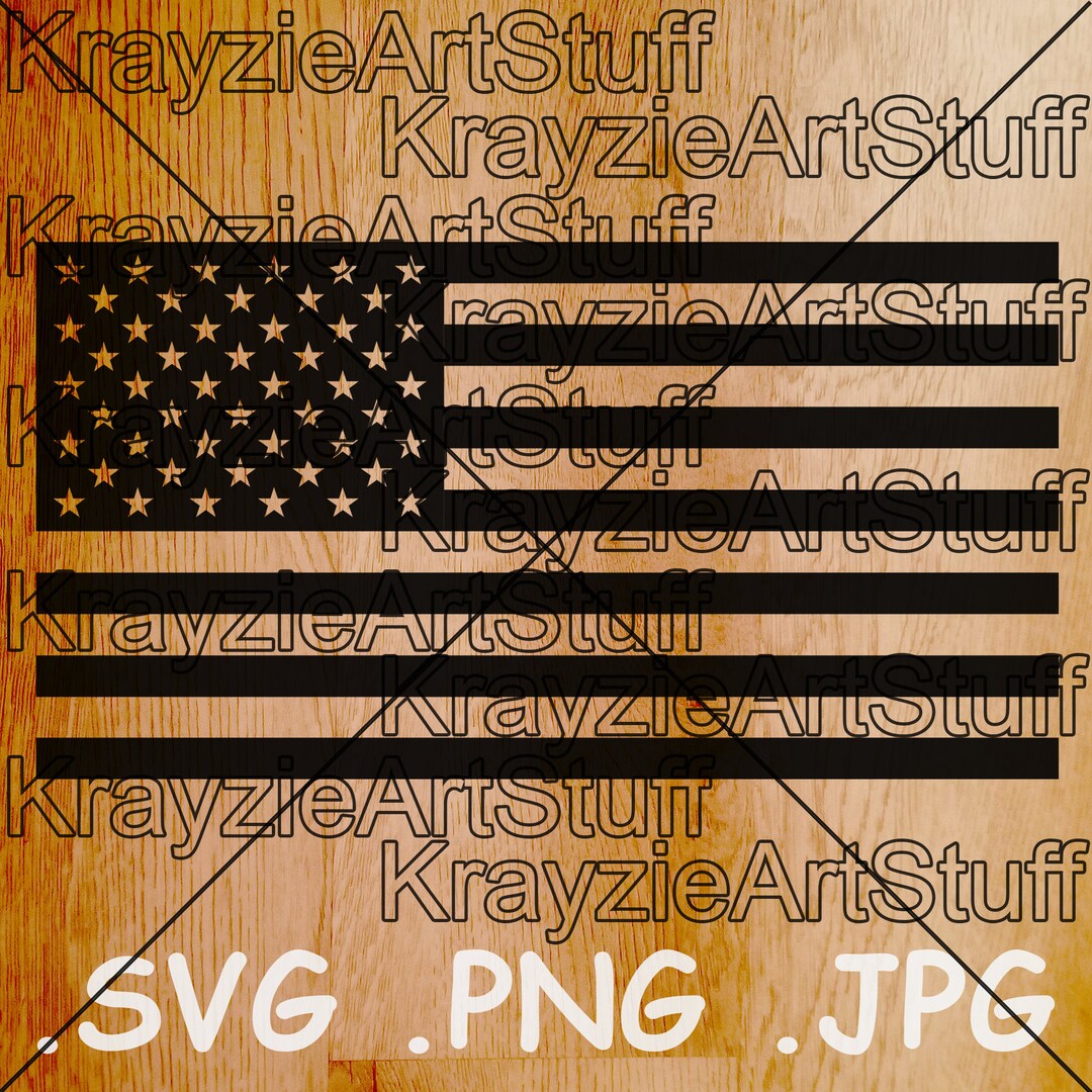 American US Flag SVG File - Etsy