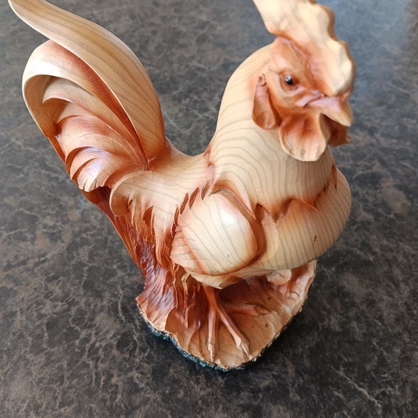 Wood Rooster - Etsy