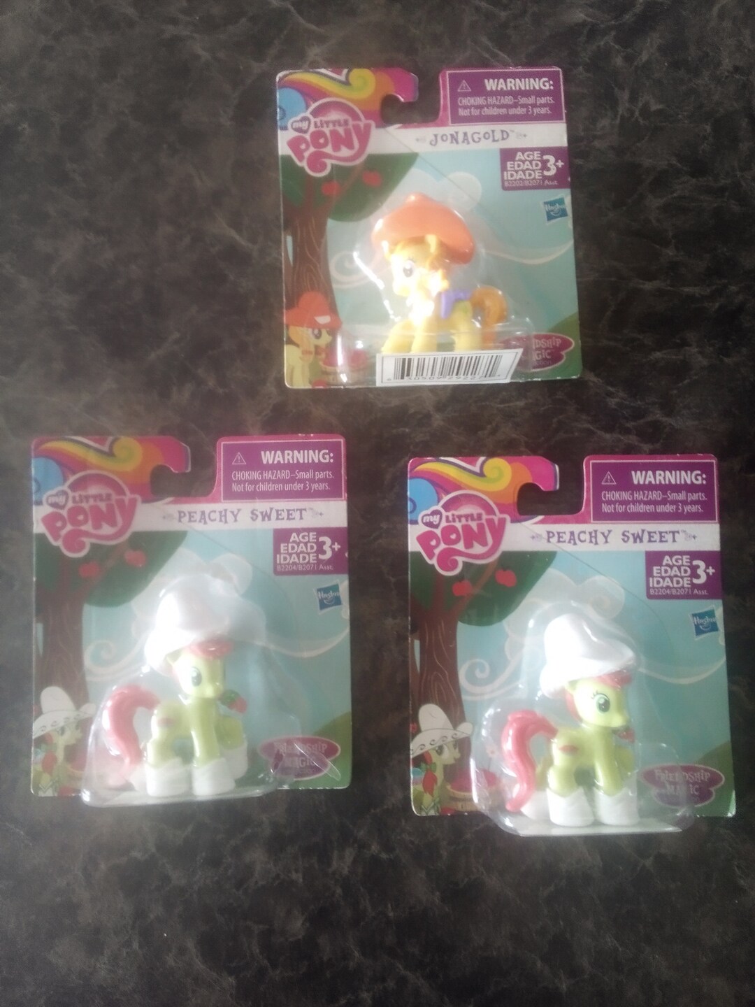 My Little Pony, MLP Horse Figure, Yellow Jonagold Horse or Peachy Sweet ...