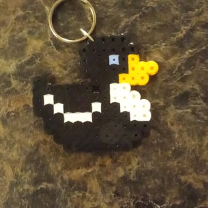 Perler, Duck Key Chain, Deesignsbydawn, Handcrafted, Handmade, Keychain ...
