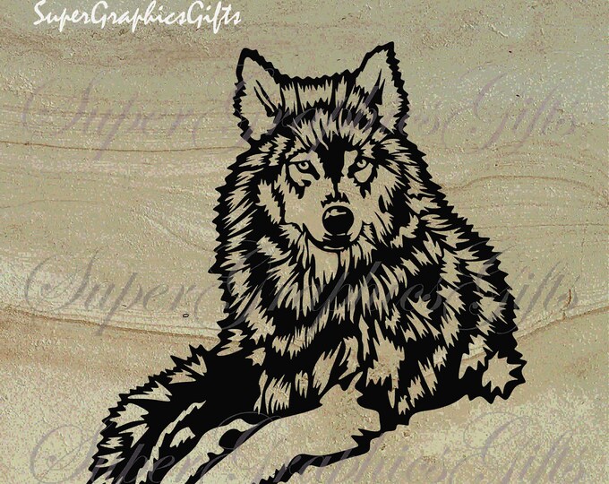 Wolf Svgwolf Cricutwolves Svgdxf Files for Plasmalaser Cut - Etsy