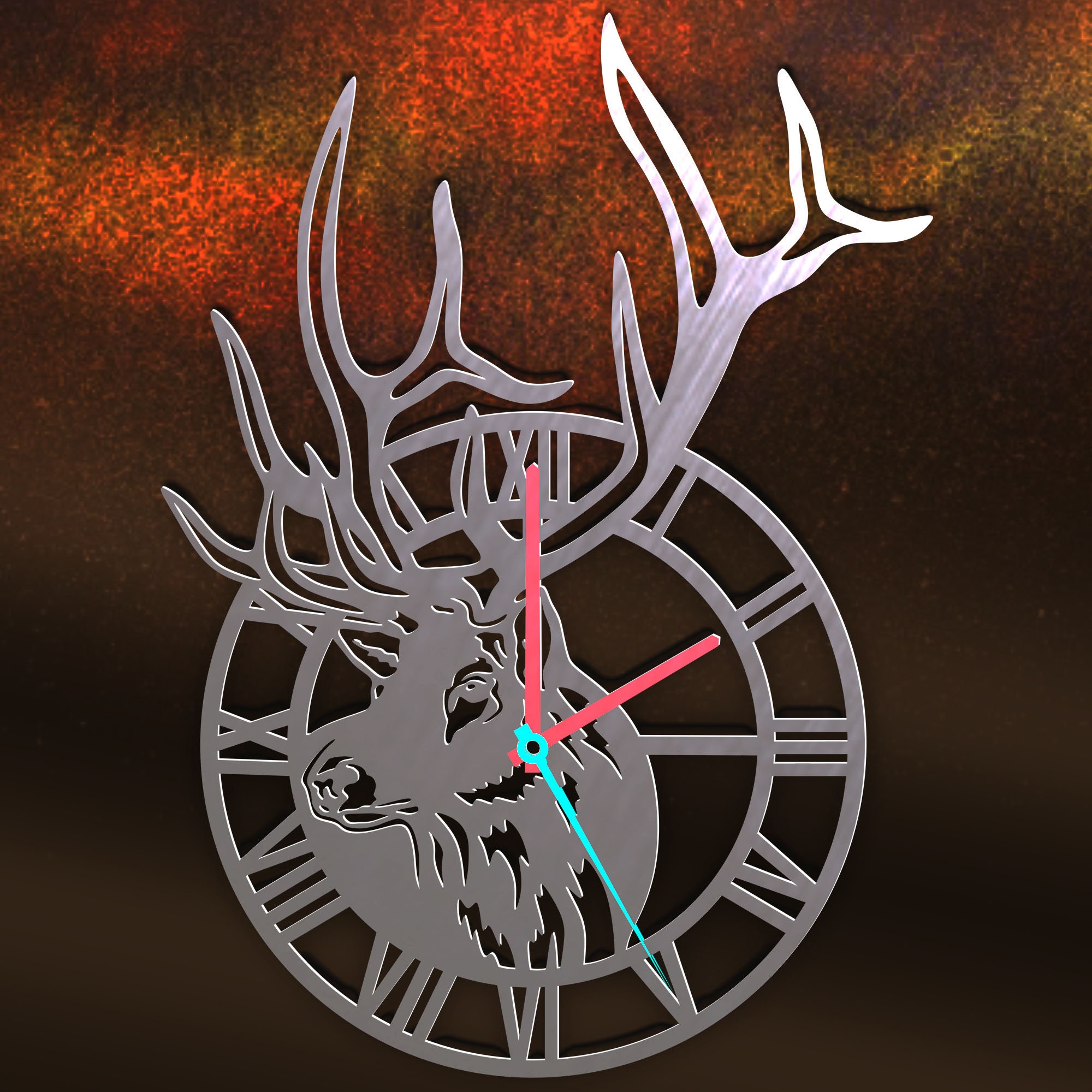 Сlock Svg,clock Face Svg, Deer Svg,commercial Use Svg, Hunting Svg ...