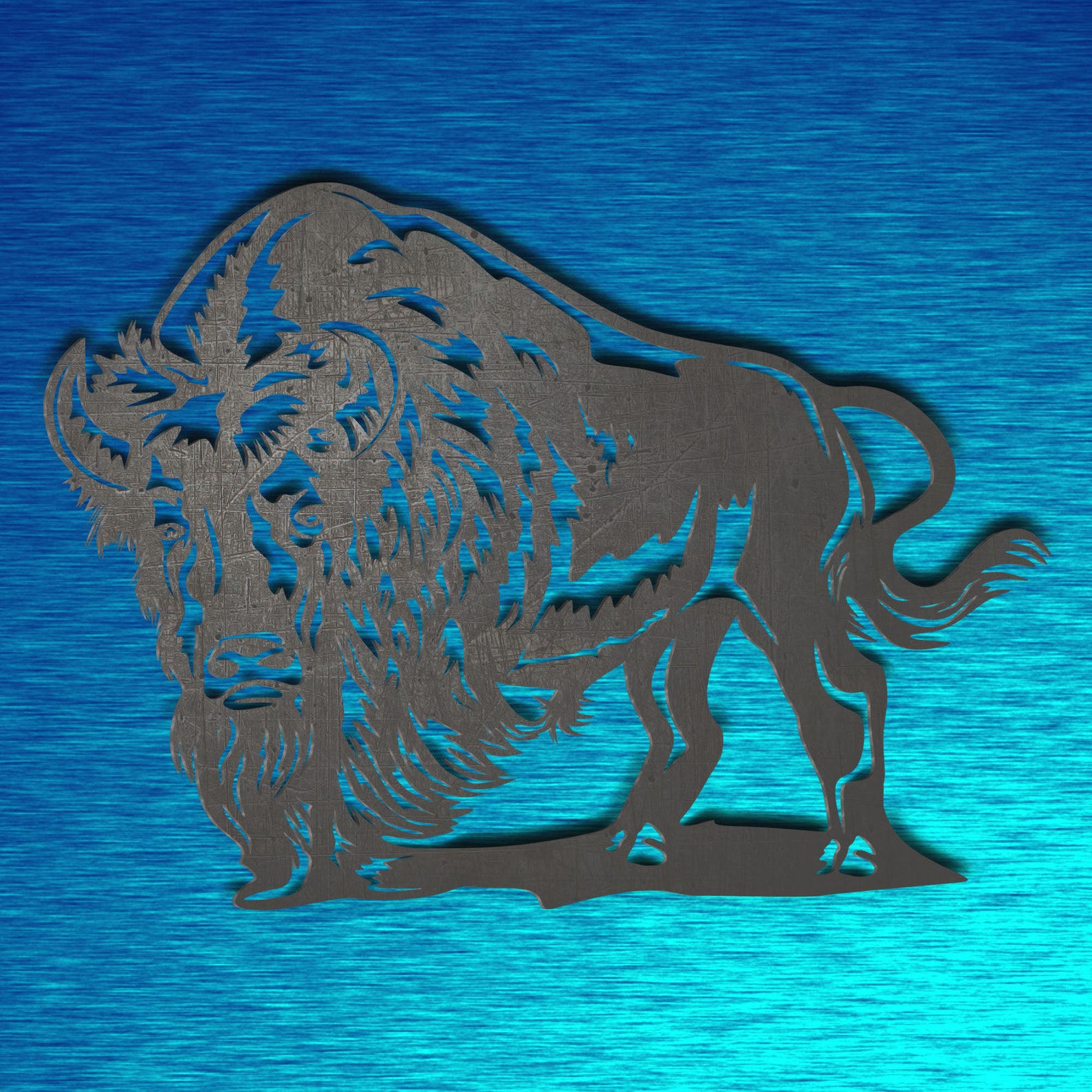 Bison Dxf Bison Svgbuffalo Svgbuffalo Pngbuffalobull Svg | Etsy