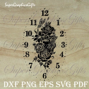Сlock Svg,laser Cut Clock,dial Svg,clock Face Svg,commercial Use Svg ...