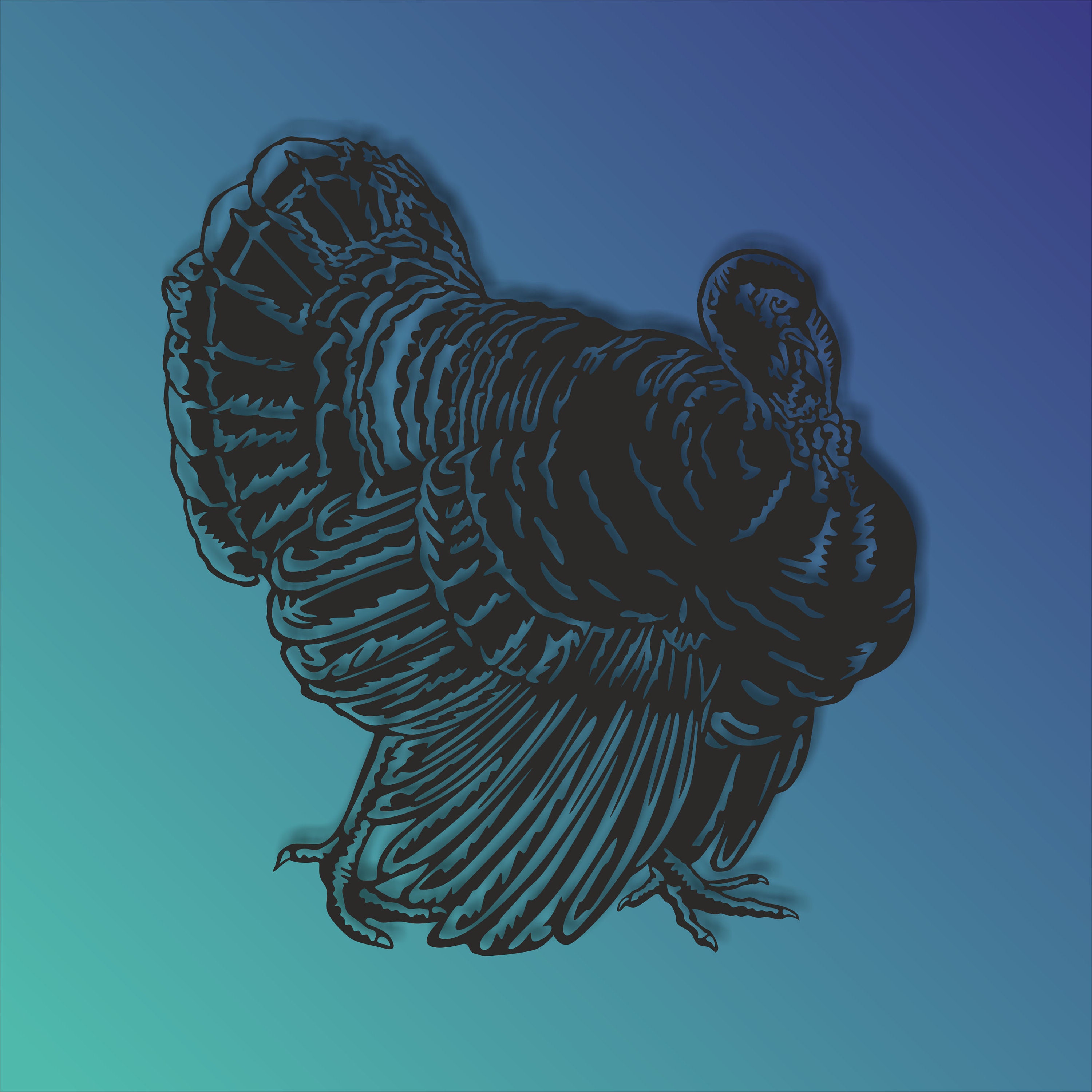 Cute Turkey Svg Turkey Printable Little Turkey Svg Turkey - Etsy
