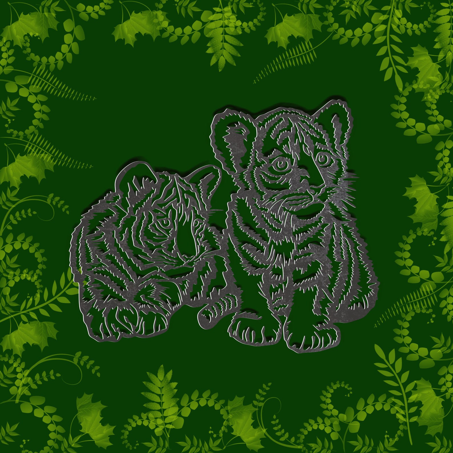 Tiger Svgtiger Digitaltiger Dxflaser Cnc Filetiger | Etsy