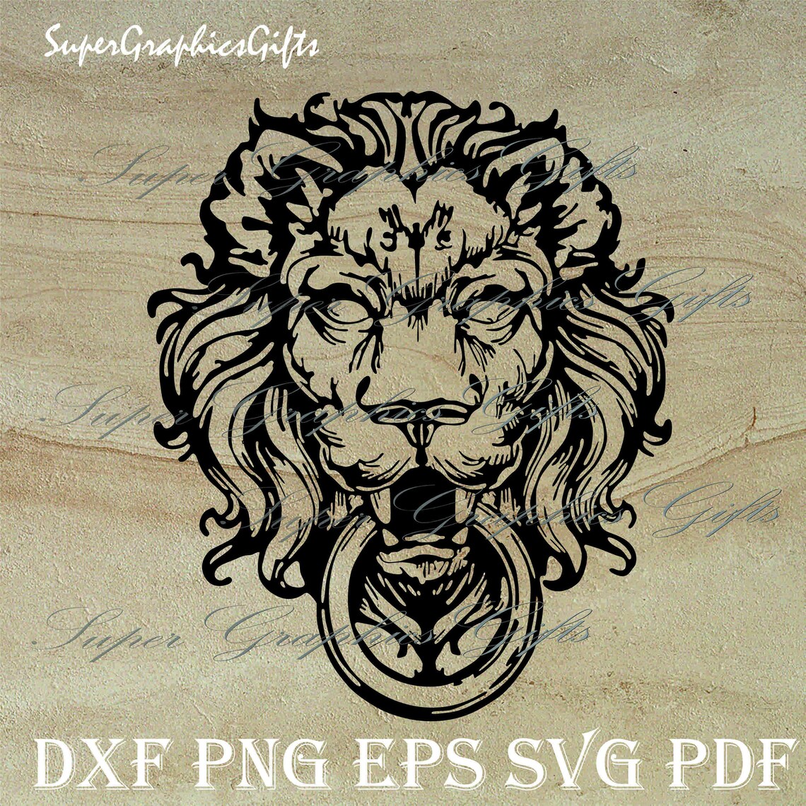 Lion Head Logo Lion Dxf Lion Svg Lion Tattoo Door Decor - Etsy Canada
