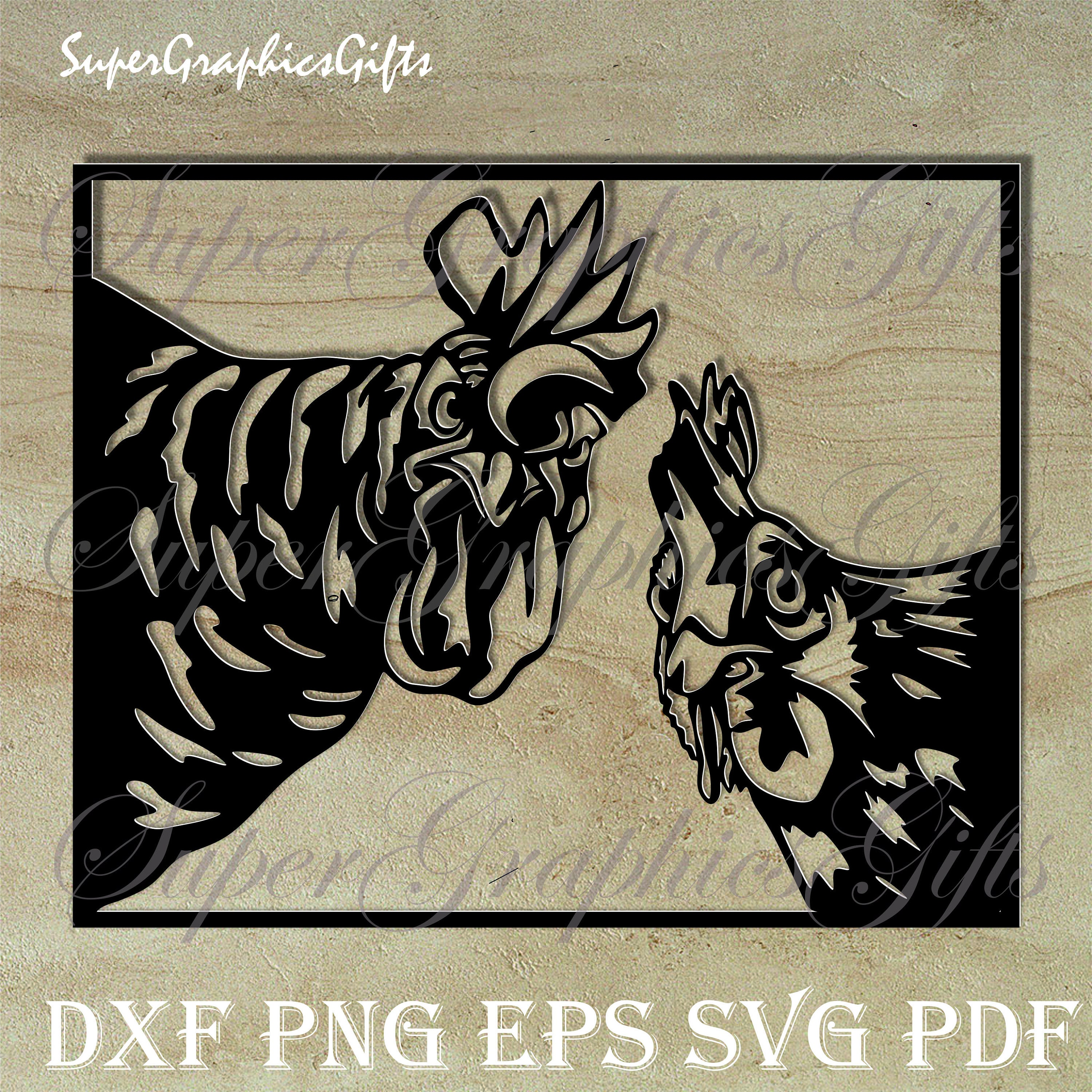 Huhn SVG Hahn Silhouette dxf Peeking SVG für Cricut Farm - Etsy Schweiz