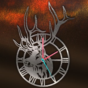 Сlock Svg,clock Face Svg, Deer Svg,commercial Use Svg, Hunting Svg ...