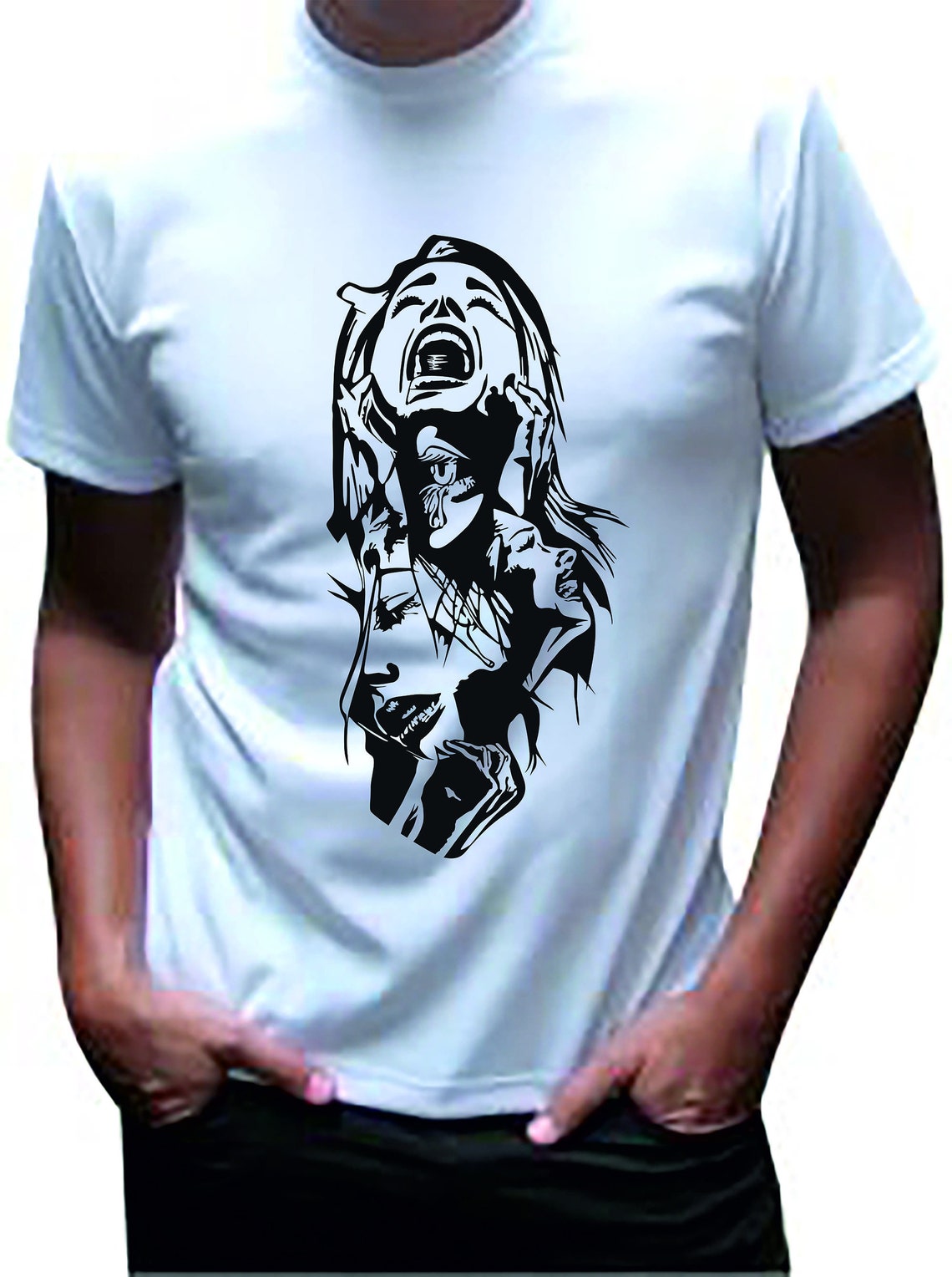 Tears Svg Woman Svg T-shirt Wall Decor Vinyl File | Etsy