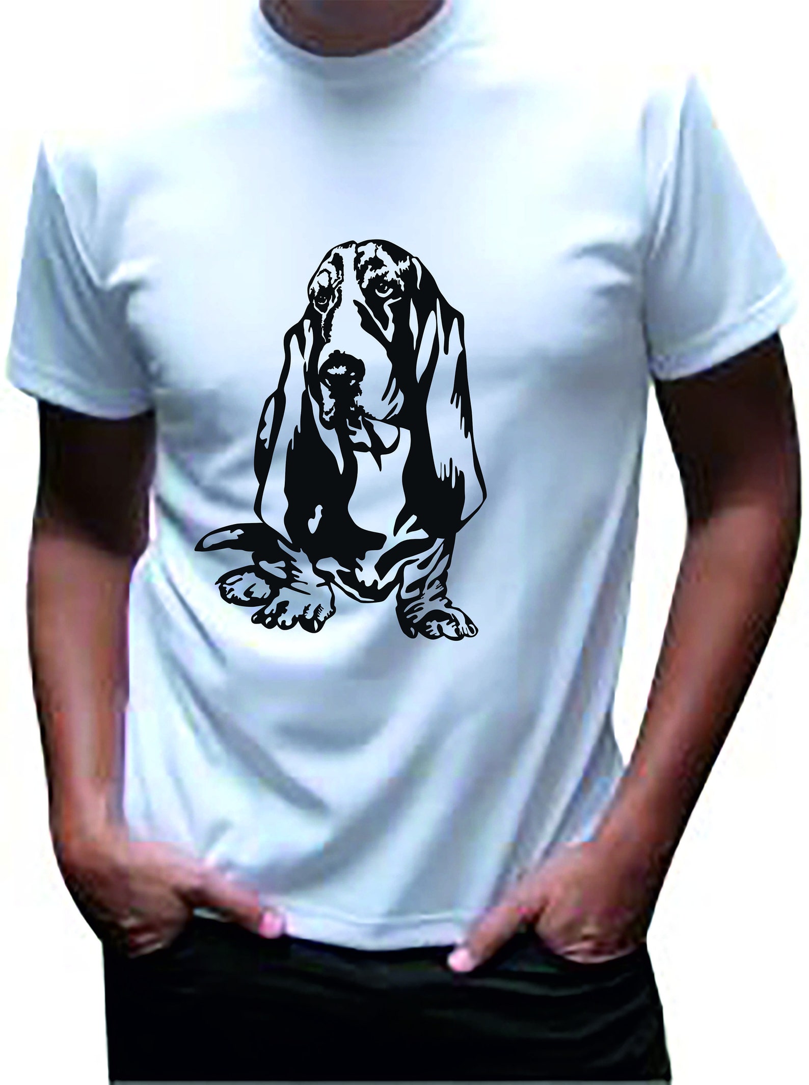 Basset Hound Dxf Dog Dxf Cut File Dog Clipart Dog - Etsy Canada