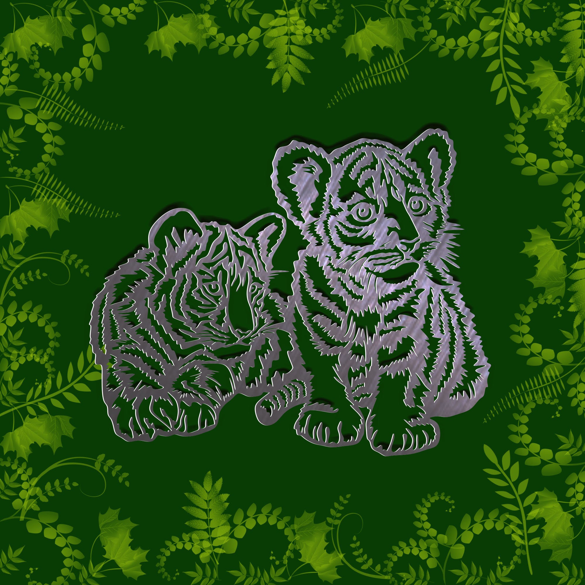 Tiger Svgtiger Digitaltiger Dxflaser Cnc Filetiger | Etsy