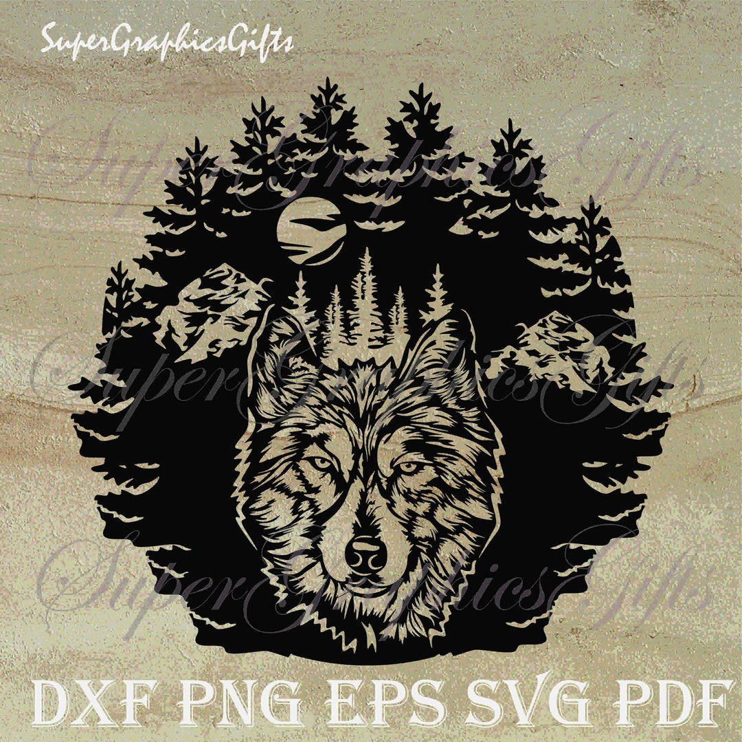 Wolf Svg,wolf Cricut,wolves Svg,dxf Files for Plasma,laser Cut Files ...