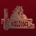 Welcome Sign Dxfhorse Svgwelcome Svg Western Svghorse - Etsy