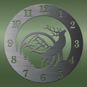 Сlock Svg,clock Face Svg, Deer Svg,commercial Use Svg, Hunting Svg ...