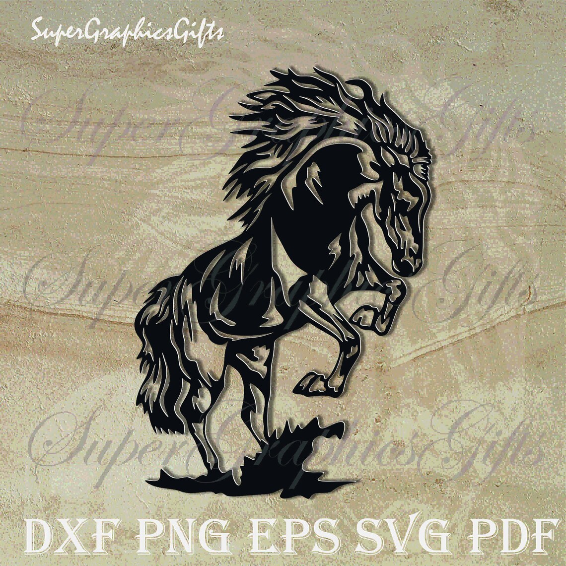 Horse Svg Western Svg Silhouette of a Horse Cowboy Svg | Etsy