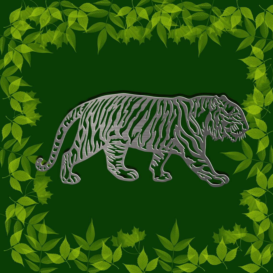 Tiger Svgdxf Files for Lasertiger Dxf Tiger Pngtiger | Etsy