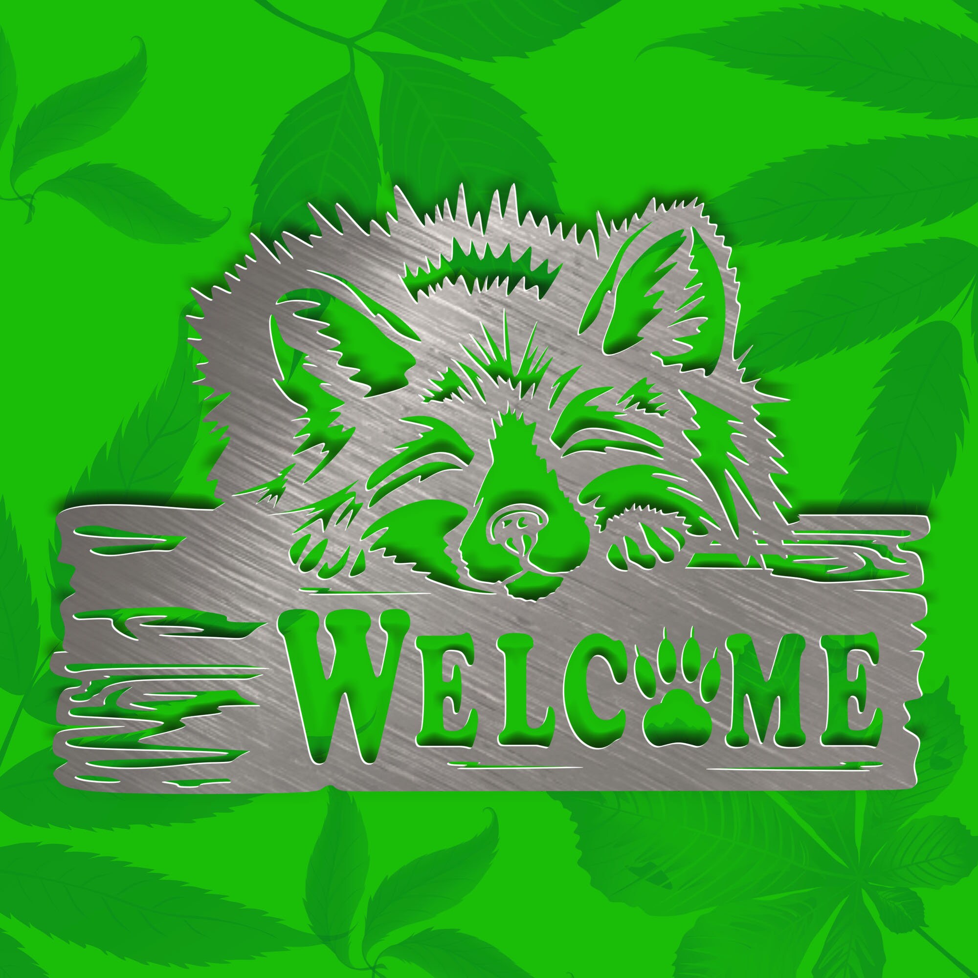 Welcome Sign Svgfox Svgcute Fox Clipartfox Silhouette - Etsy