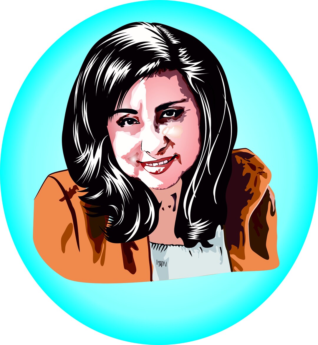 Vector Portrait, Portrait to Order, Portrait of Svg, Personalized ...