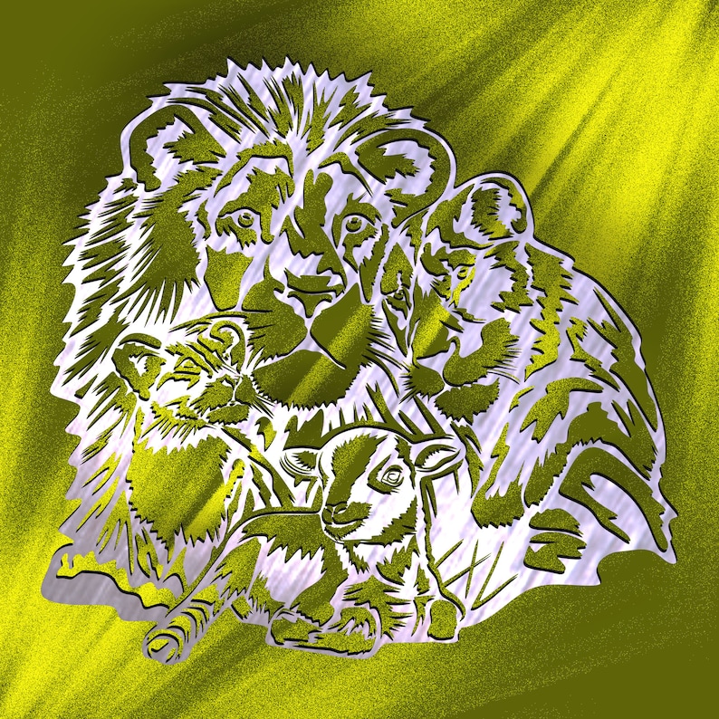 Leeuw svg lam svg leeuw en lam svg dxf bestanden trots - Etsy België