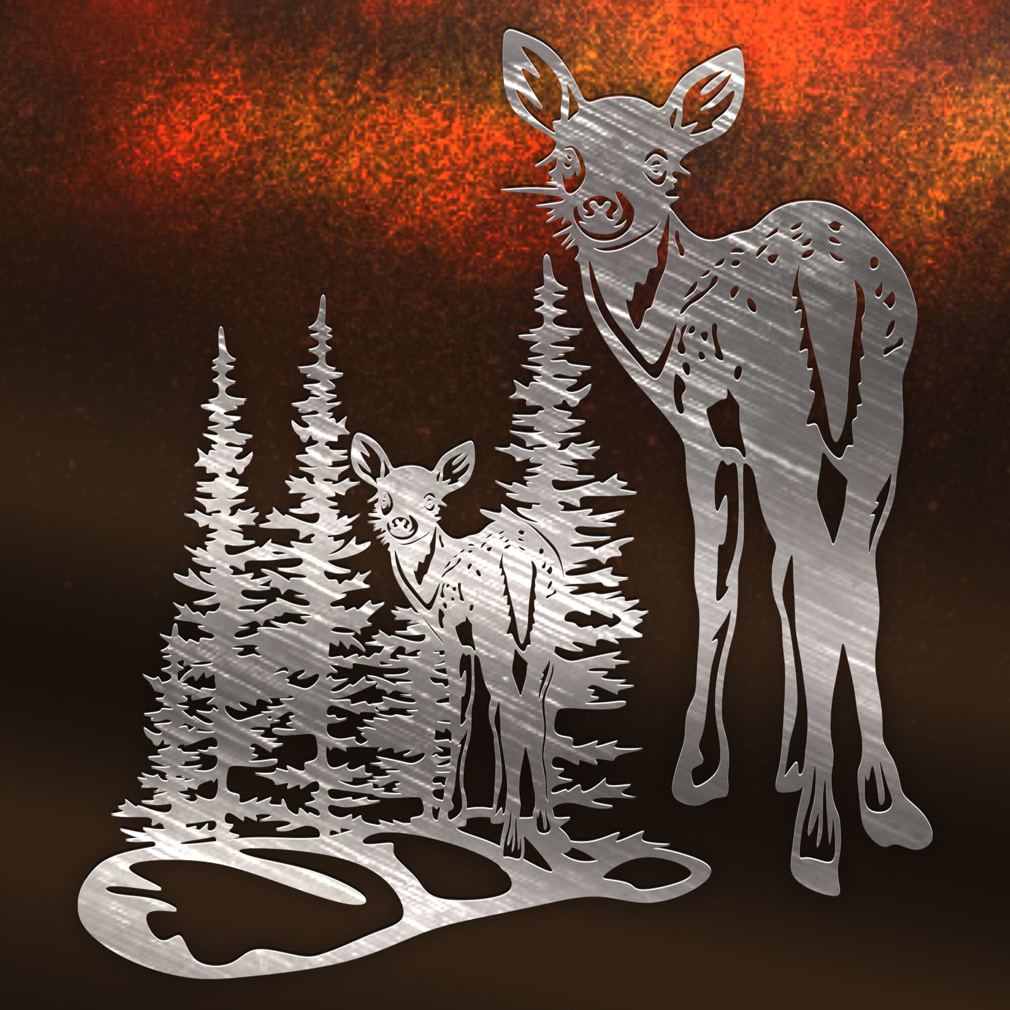 2 Deer Bundle Svgdeer svgCommercial Use Svghunting svgdeer | Etsy