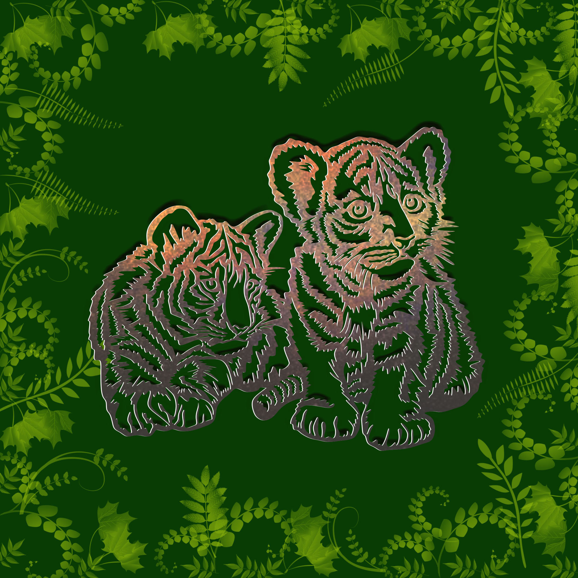 Tiger Svgtiger Digitaltiger Dxflaser Cnc Filetiger | Etsy