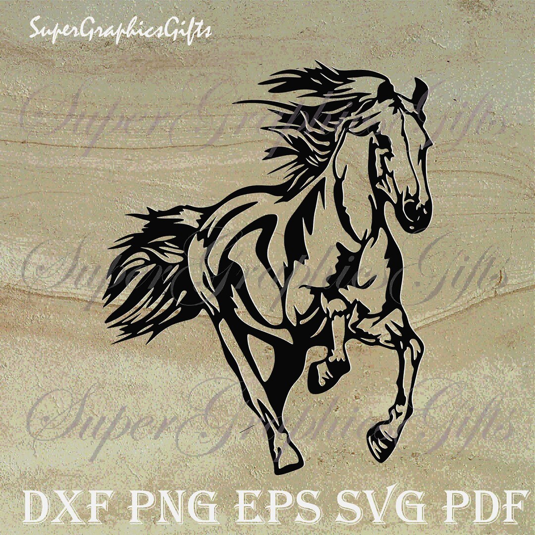 Horse Svg, Western Svg, Silhouette of a Horse, Cowboy Svg, Rodeo Svg ...