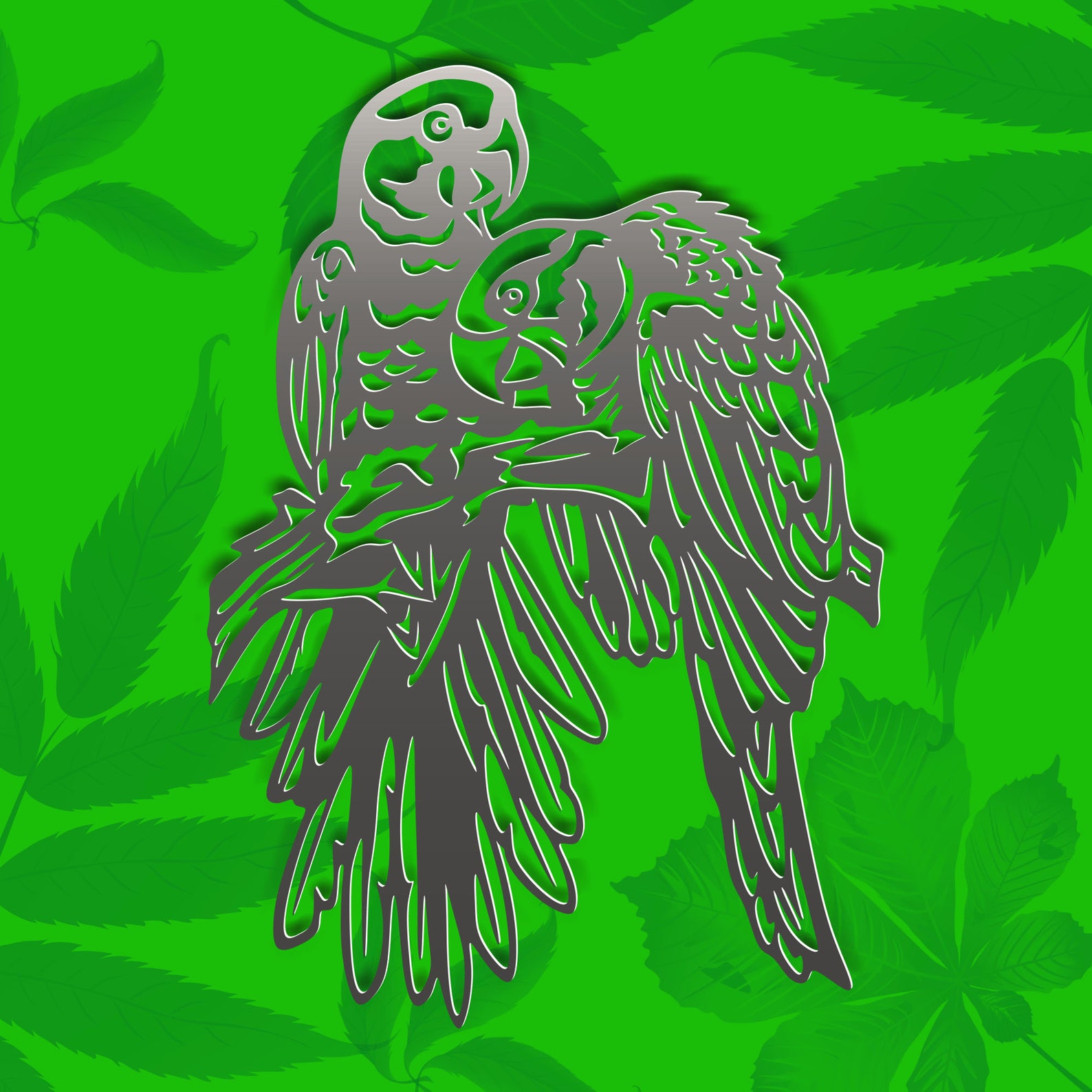 Parrot Svgtropical Bird Svgexotic Bird Svgfiles for - Etsy