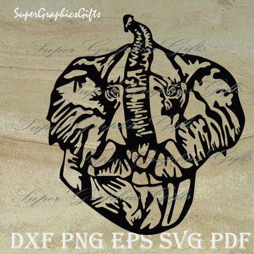 Elephant Svg Cut File Safari Animal Svg Africa Wild Life - Etsy