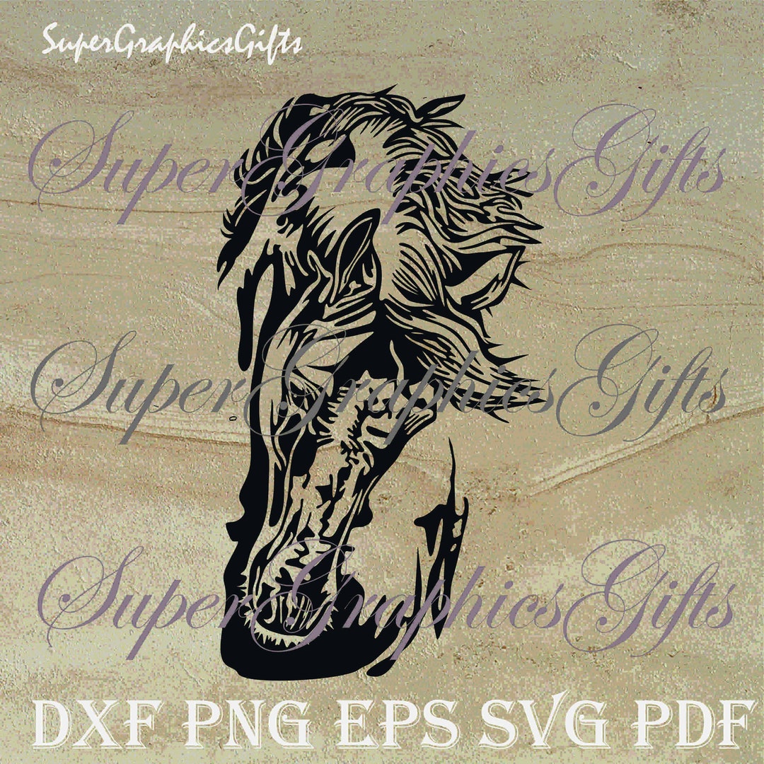 Horse Head Svg Horse Silhouette Svg Horse Svg Сricut, Horse Clipart,cnc ...