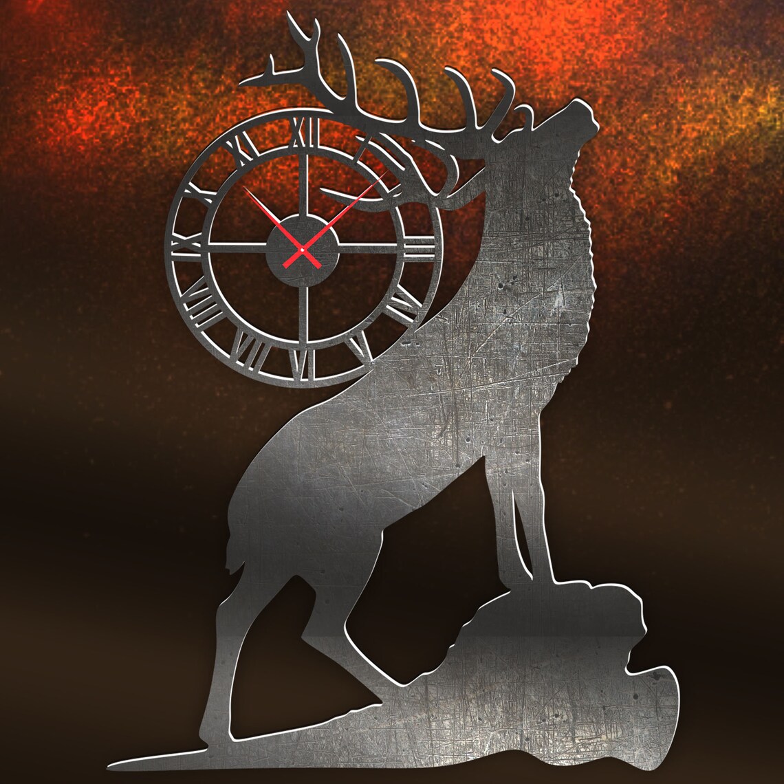 Сlock Svg,clock Face Svg, Deer Svg,commercial Use Svg, Hunting Svg ...