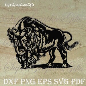 Bison Dxf, Bison Svg,buffalo Svg,buffalo Png,buffalo,bull Svg, Bison ...