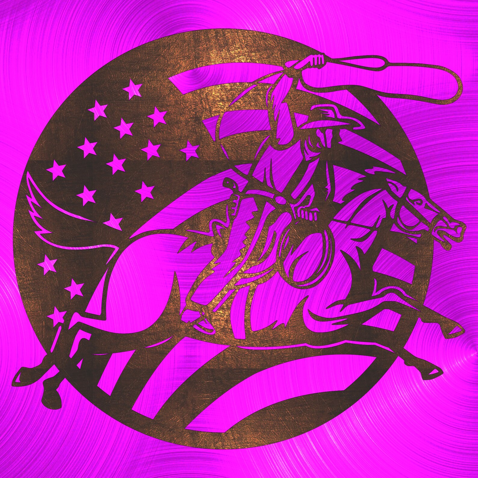 Cowboy svg western svg american flag svg country svg | Etsy