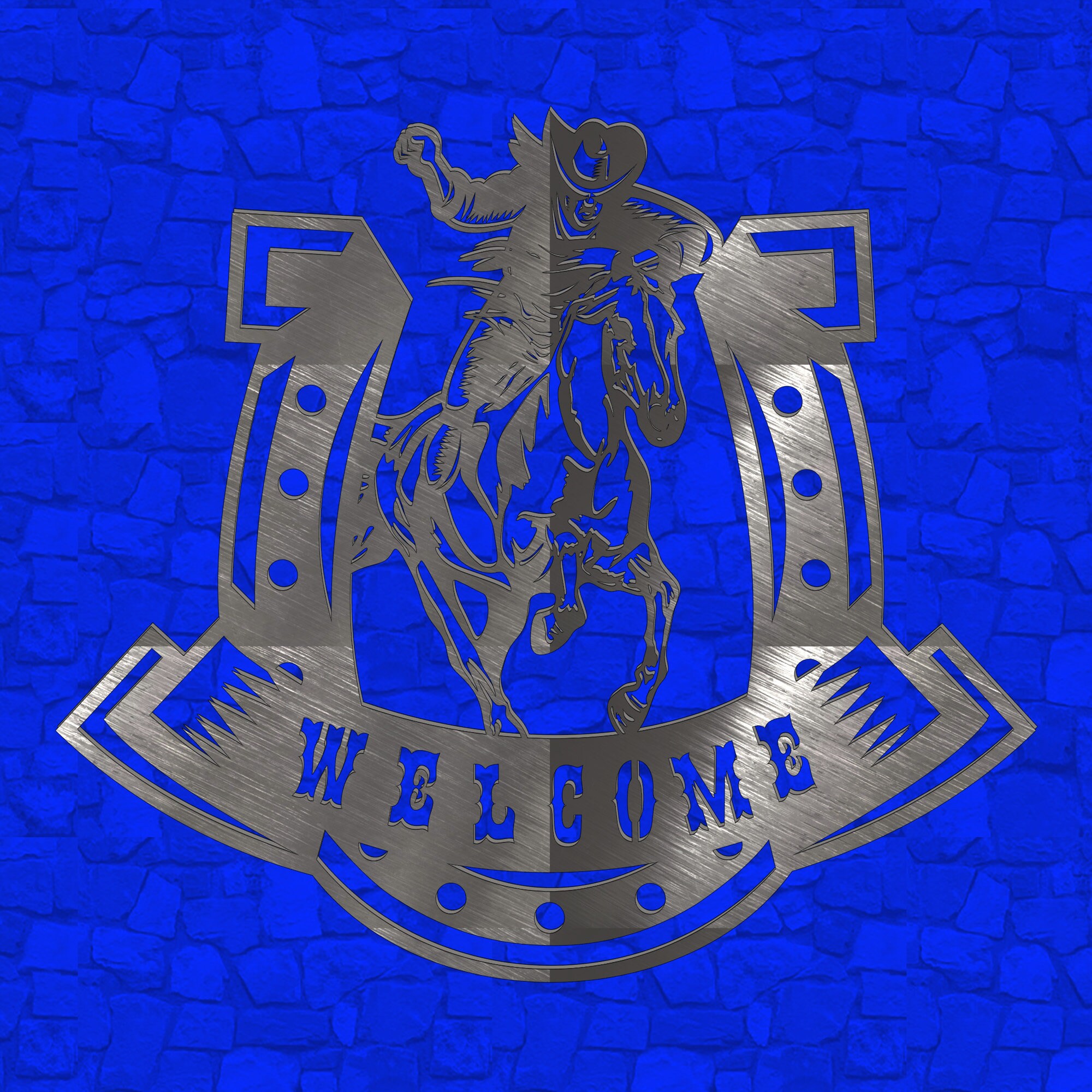 Welcome Sign Dxf Horseshoe Svg Cowboy Svg Western Svg Horse - Etsy