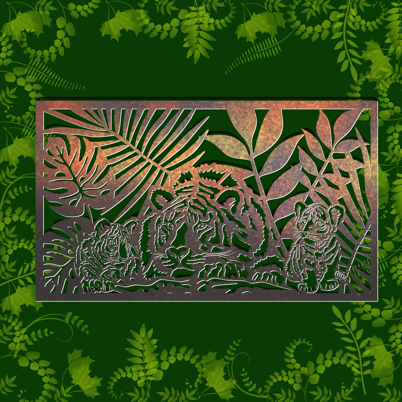 Tiger Svg,tiger Digital,tiger Dxf,laser Cnc File,tiger Png,tiger ...