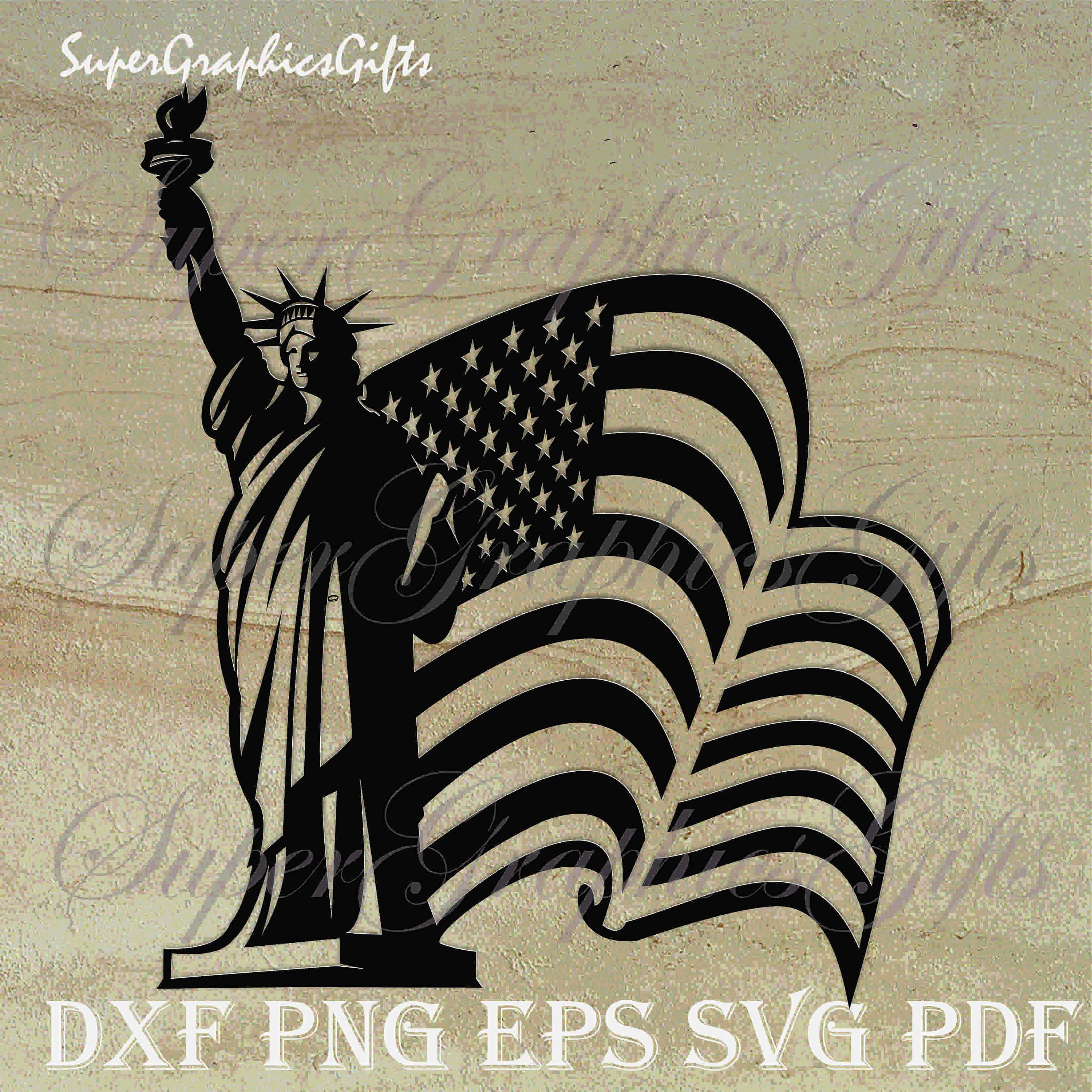 Fourth of July Svg Statue of Liberty Svg-united States | Etsy