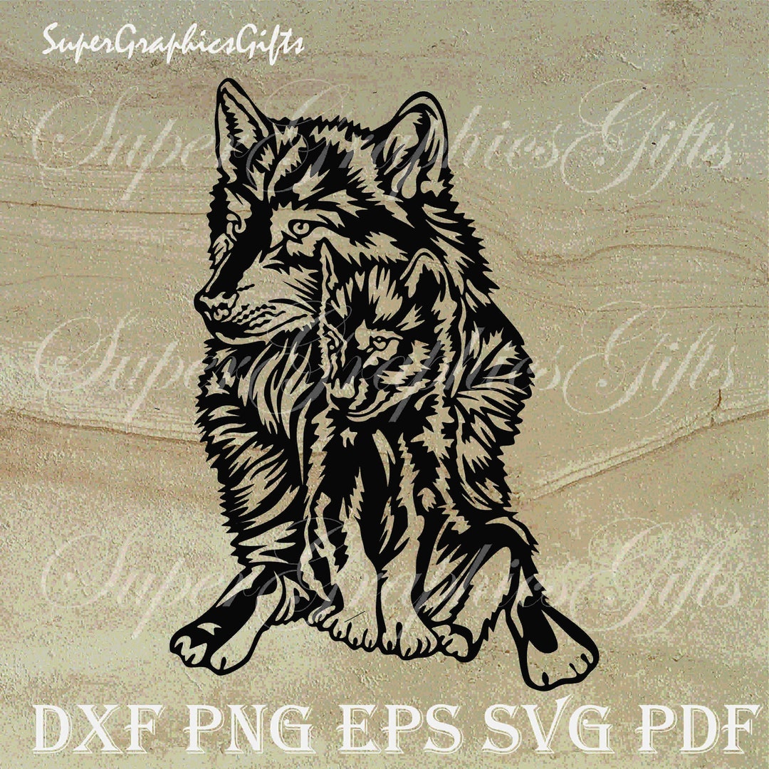 Wolf Svg,wolf Cricut,wolves Svg,dxf Files for Plasma,laser Cut Files ...