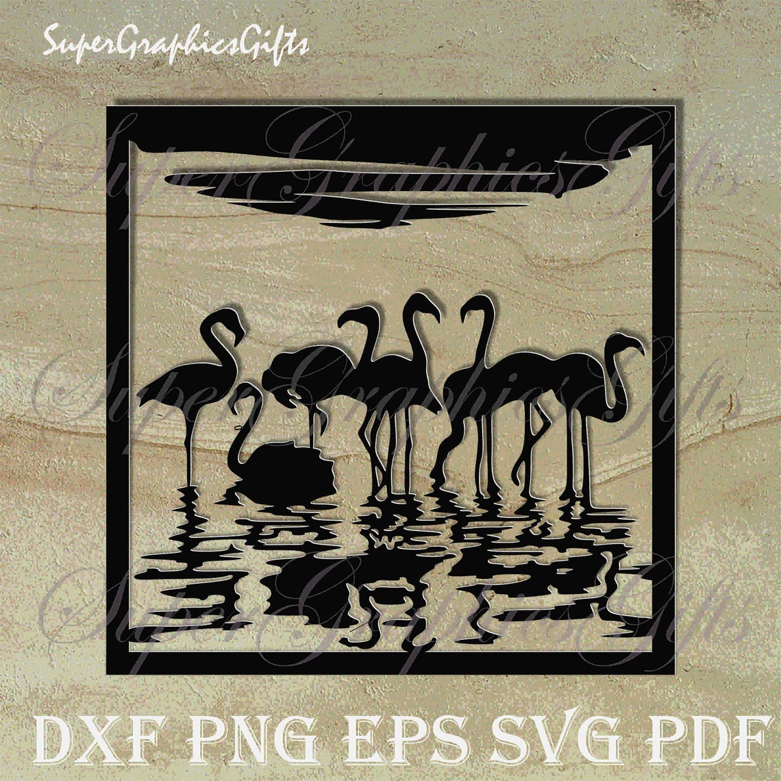 Flamingo Svgpink Flamingobird Svgflamingo Pngsvg Files for | Etsy