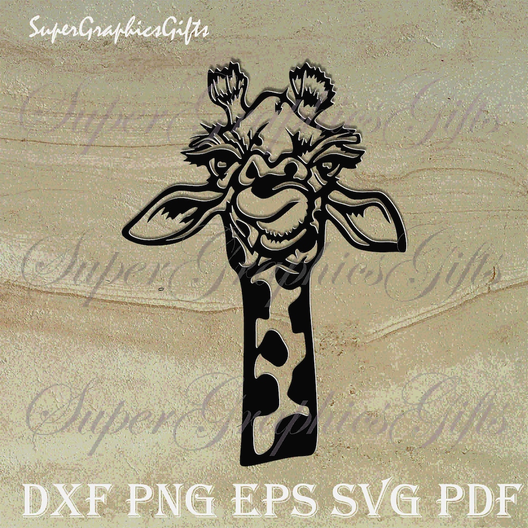 Jirafa svg, jirafa dxf, archivos dxf, jirafa linda, silueta, cricut ...