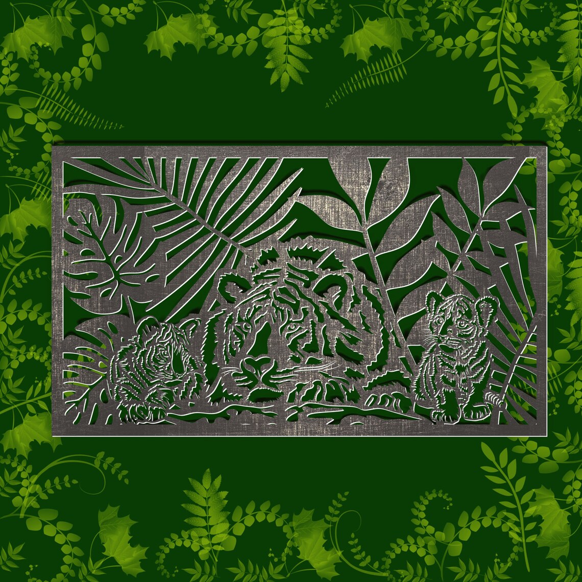 Tiger Svgtiger Digitaltiger Dxflaser Cnc Filetiger | Etsy