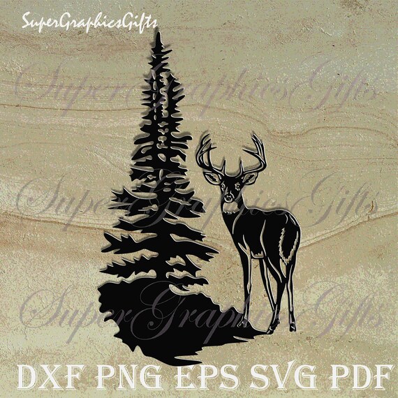 Ciervo svg uso comercial Svg caza svg clipart de ciervo - Etsy México