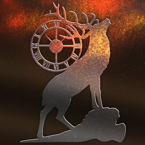 Сlock Svg,clock Face Svg, Deer Svg,commercial Use Svg, Hunting Svg ...