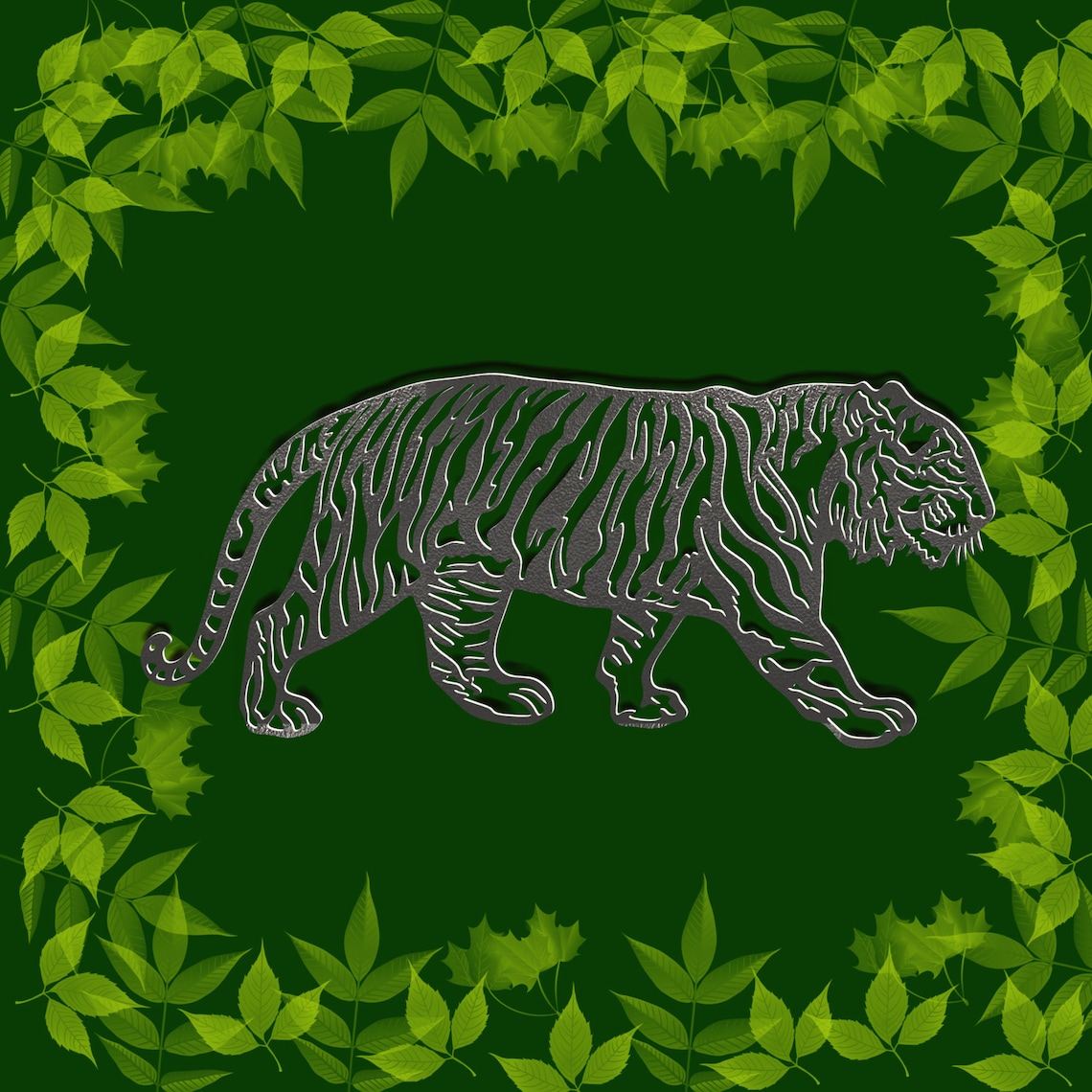 Tiger Svgdxf Files for Lasertiger Dxf Tiger Pngtiger | Etsy
