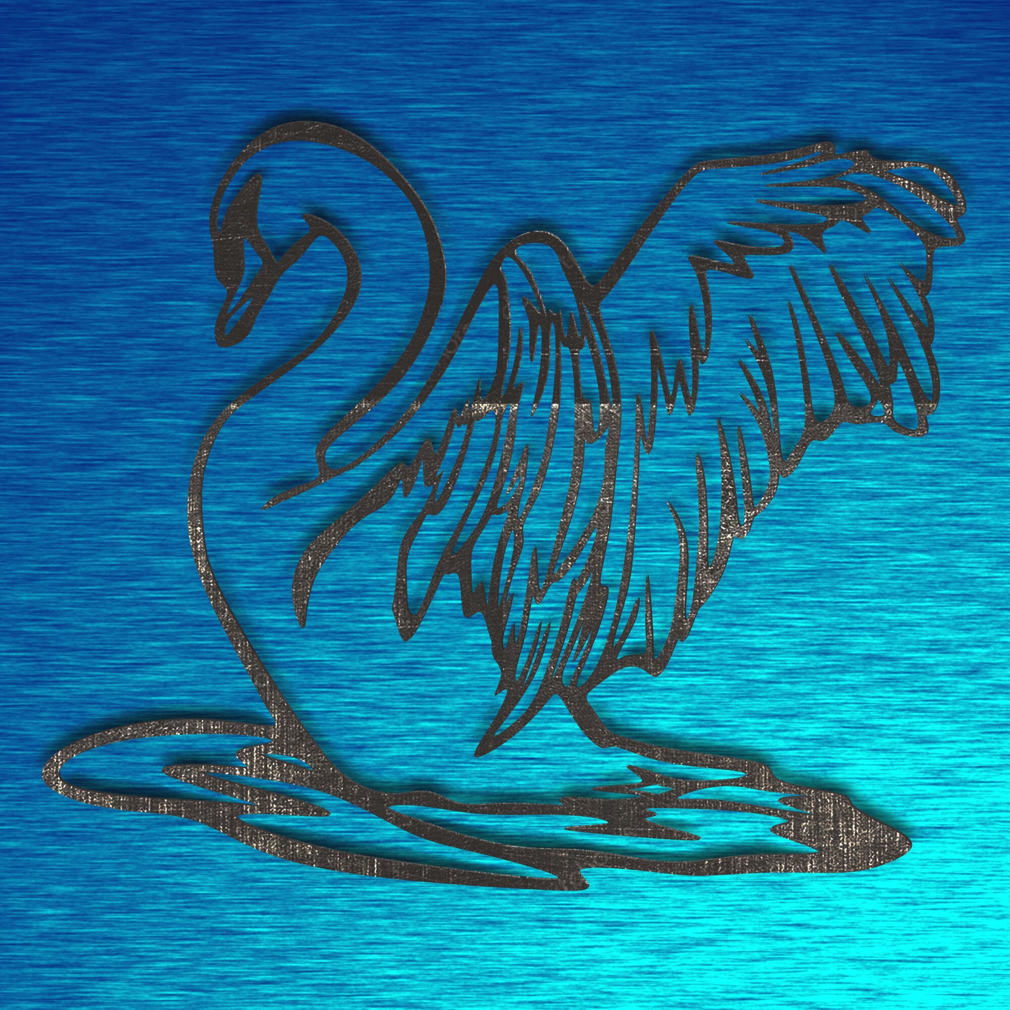 Swan Svgbeautiful Swanbird Svgswan Decorswan Printswan - Etsy