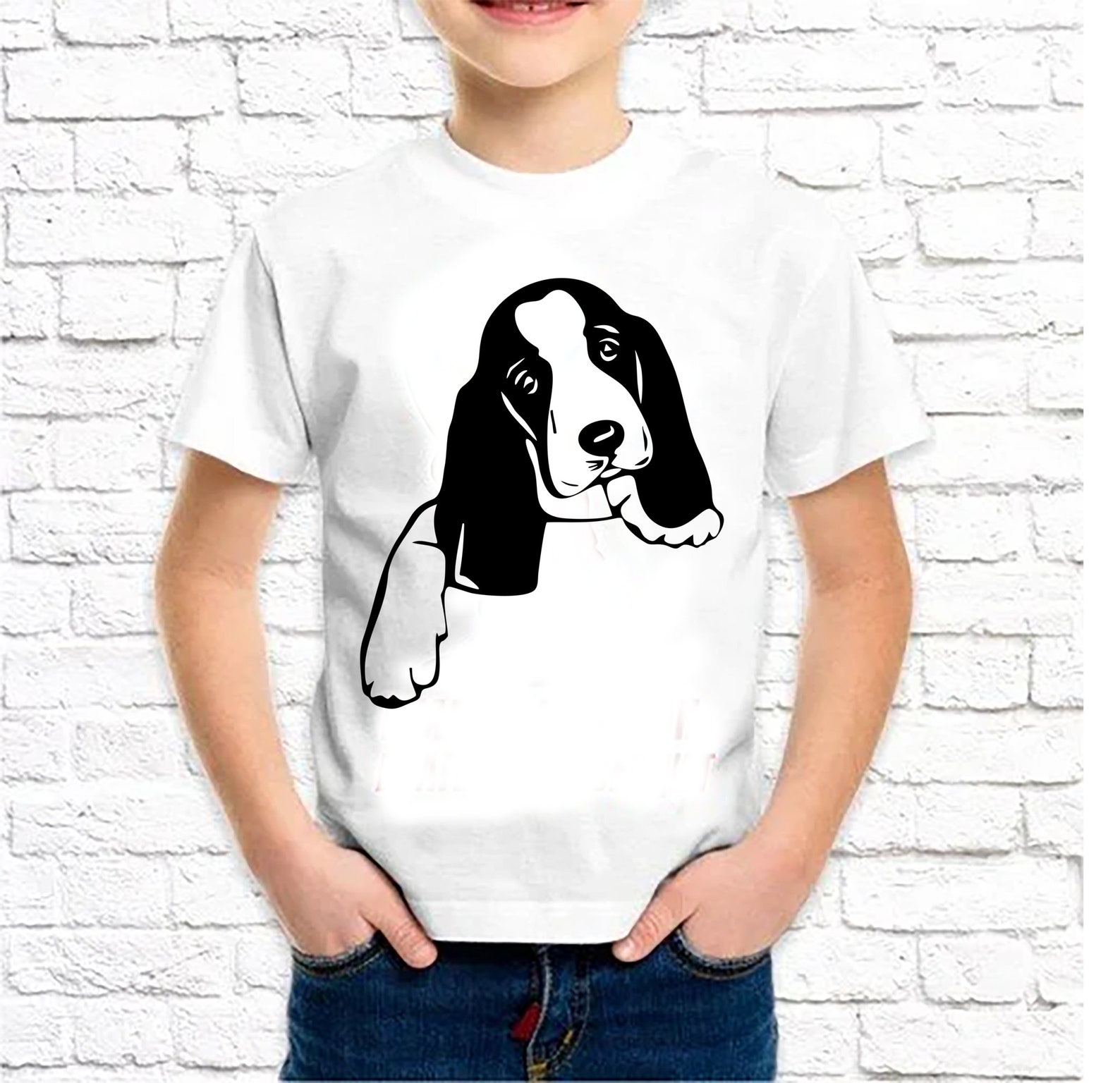Basset Hound Dxf Dog Dxf Cut File Dog Clipart Dog - Etsy