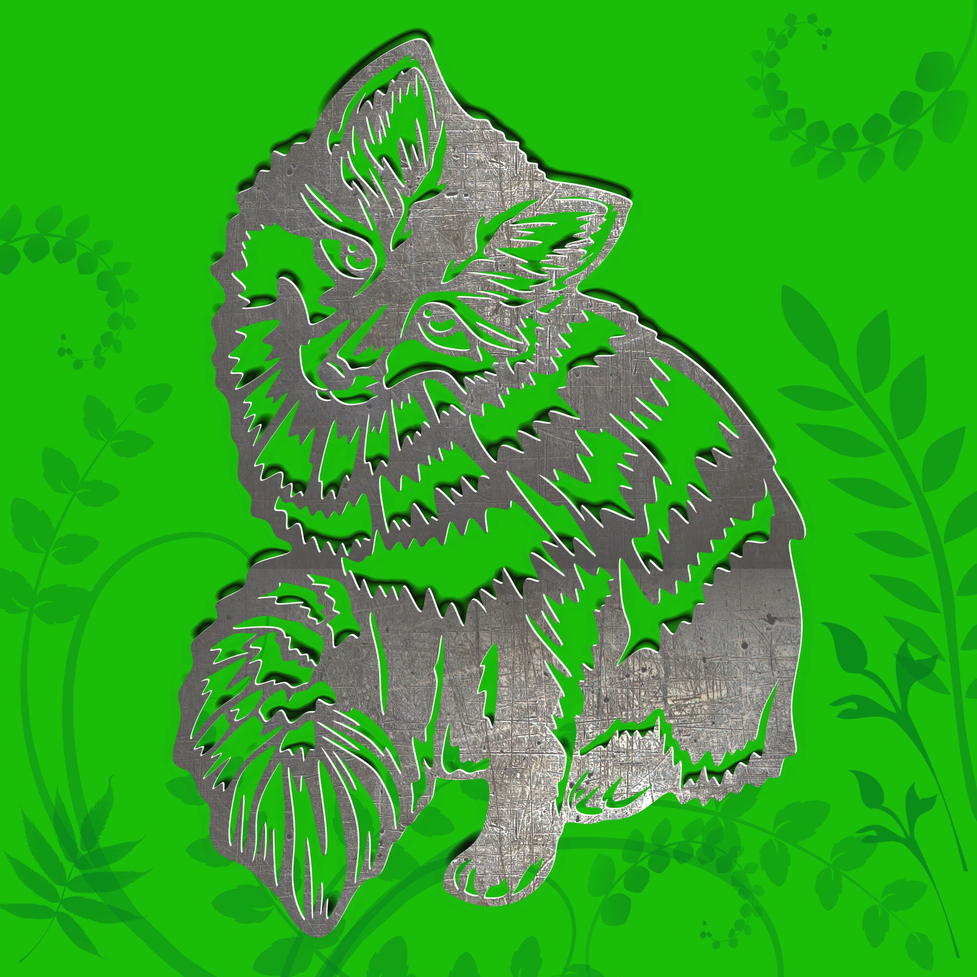 Fox Svgcute Fox Clipartfox Silhouette Svgfox Wall | Etsy