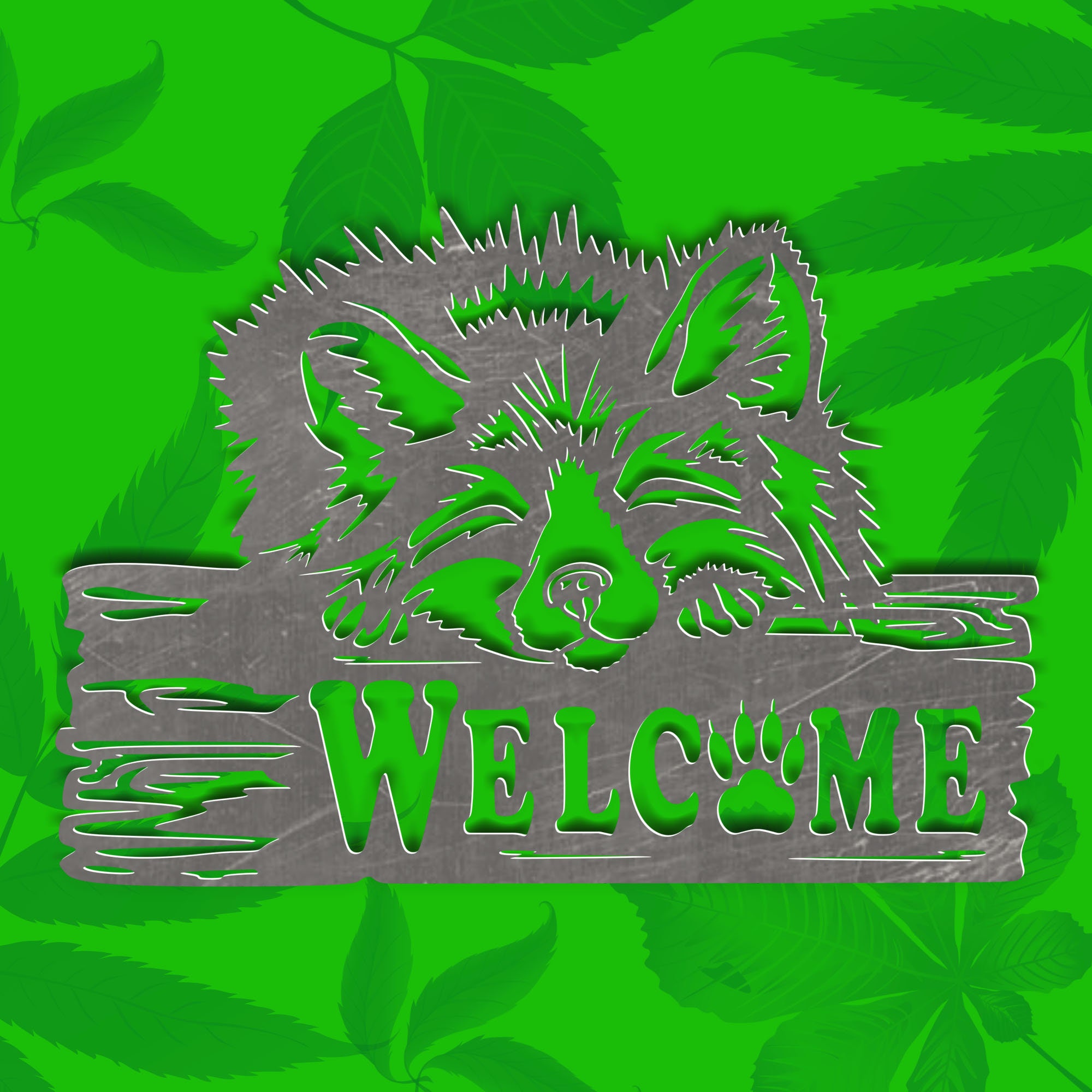 Welcome Sign Svgfox Svgcute Fox Clipartfox Silhouette - Etsy