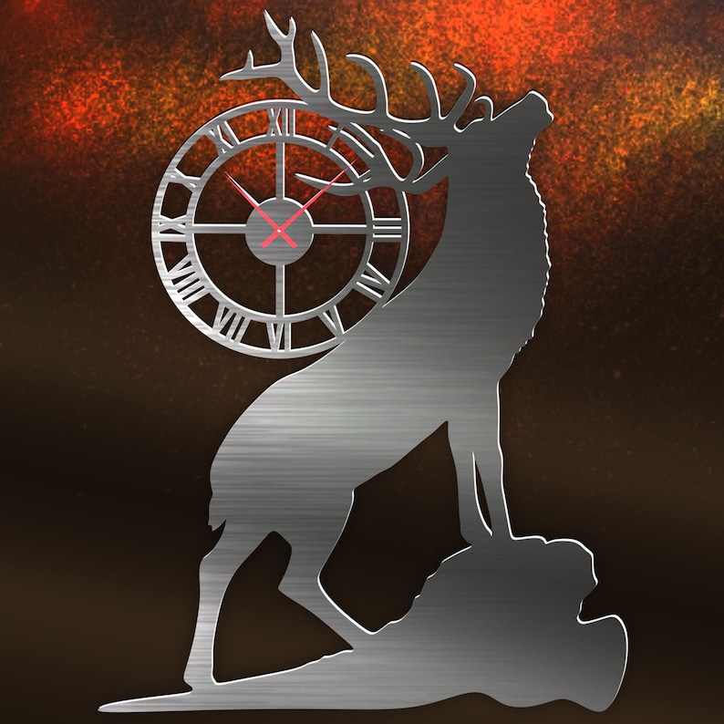 Сlock Svg,clock Face Svg, Deer Svg,commercial Use Svg, Hunting Svg ...