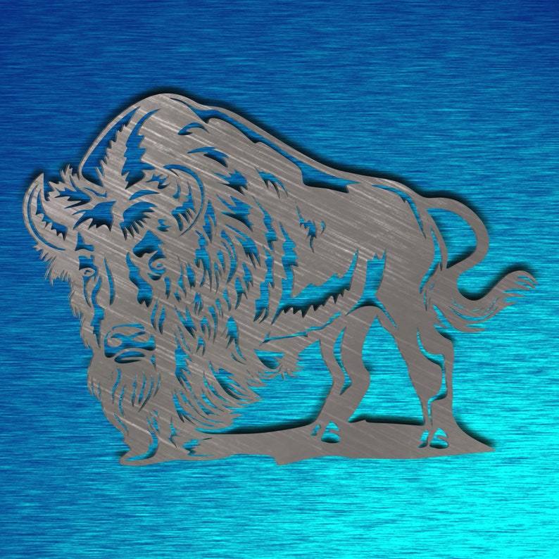 Bison Dxf Bison Svgbuffalo Svgbuffalo Pngbuffalobull Svg | Etsy