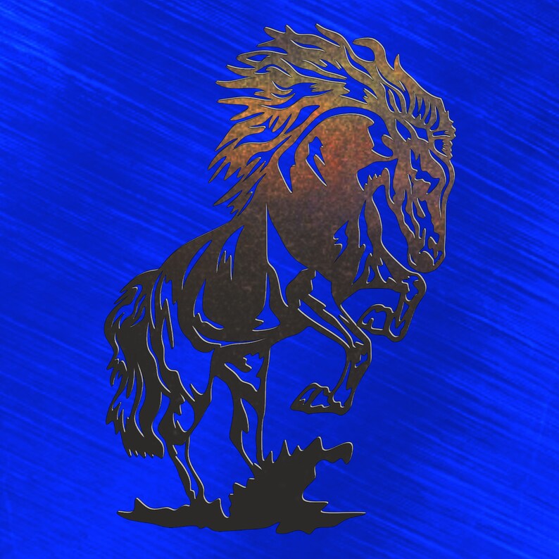 Horse Svg Western Svg Silhouette of a Horse Cowboy Svg | Etsy